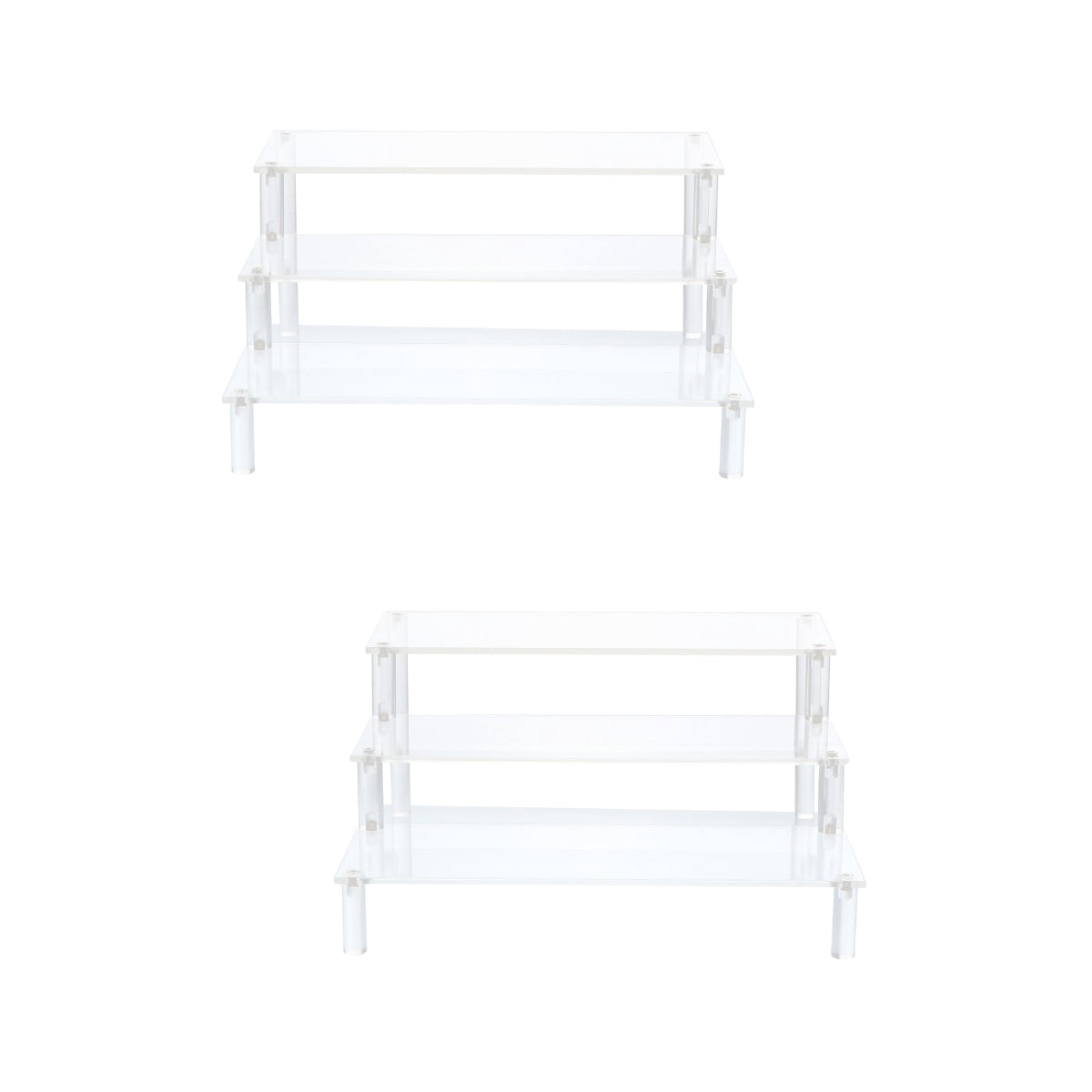 Cupcake Stand 2 Count Cookies Display Acrylic Riser with Light Rack ...