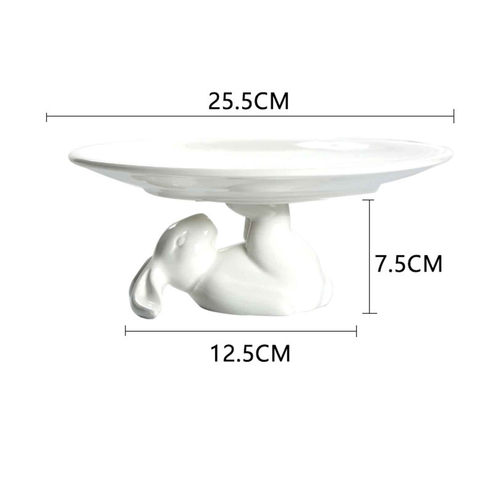 Cupcake Stand Easter Decorations, Ceramic Dessert Plates for Eggs ...