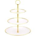 Cupcake Stand Holder - 3 Tier Cup Cake Dessert Tower, Plastic Tiered ...