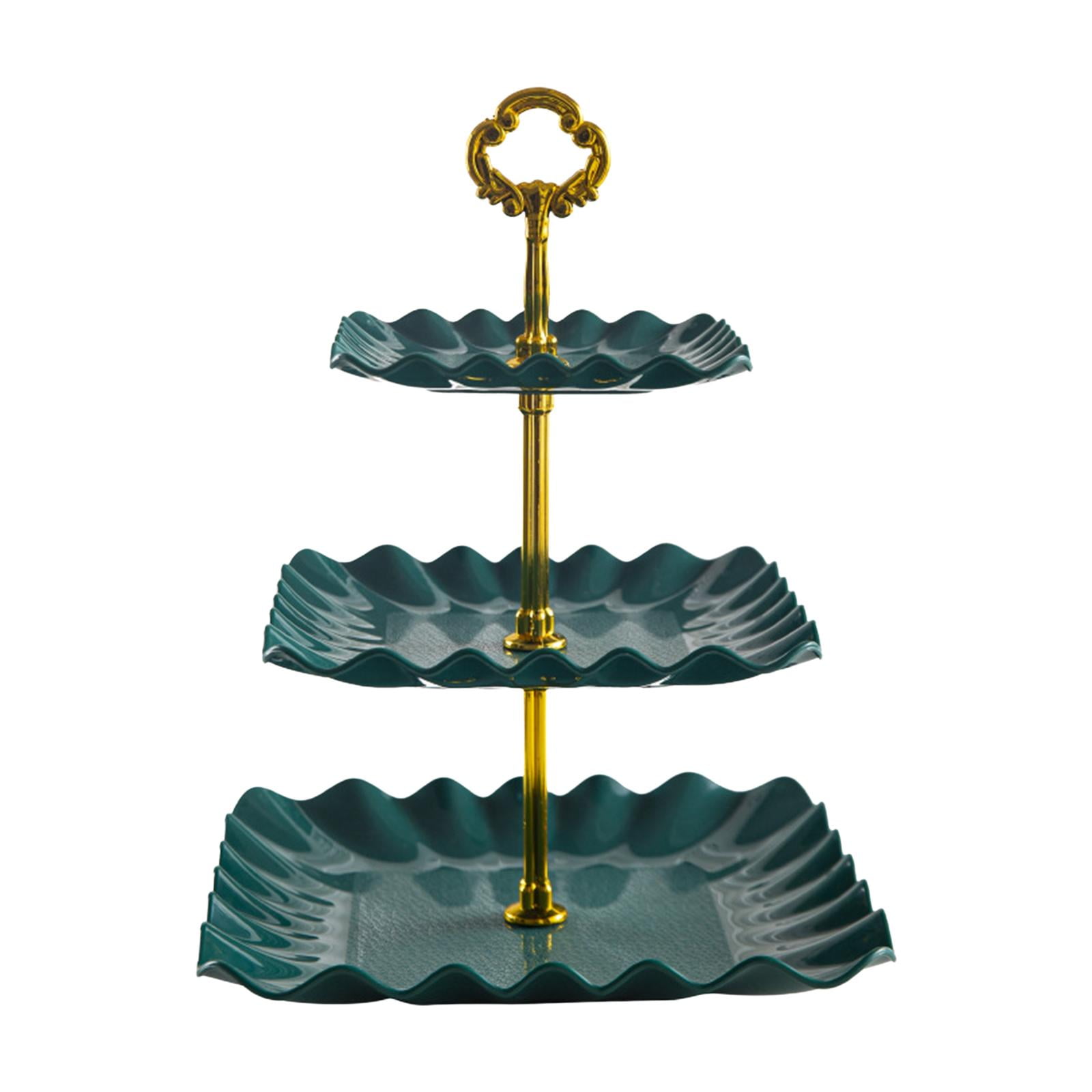 Cupcake Stand Pastry Holder 3 Tier Centerpiece Display Plate Table ...