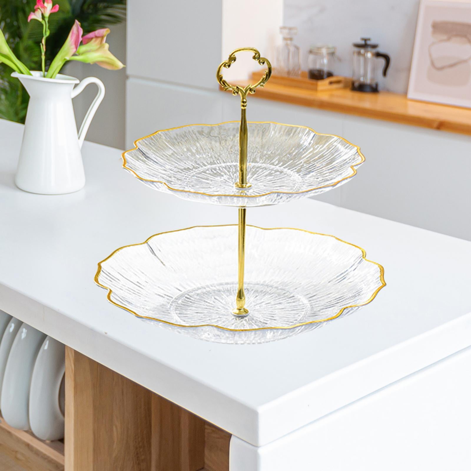 Cupcake Stand Serving Tray Tea Party Serving Platter Display Plate Cake ...