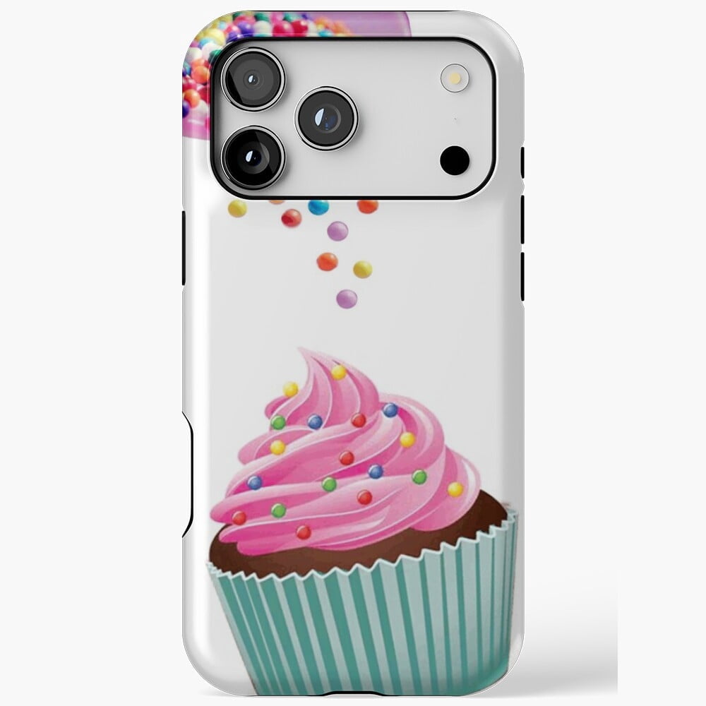 Cupcake Sweet Dessert Pink Frosting Cute Bakery Pastry Art A429 ...