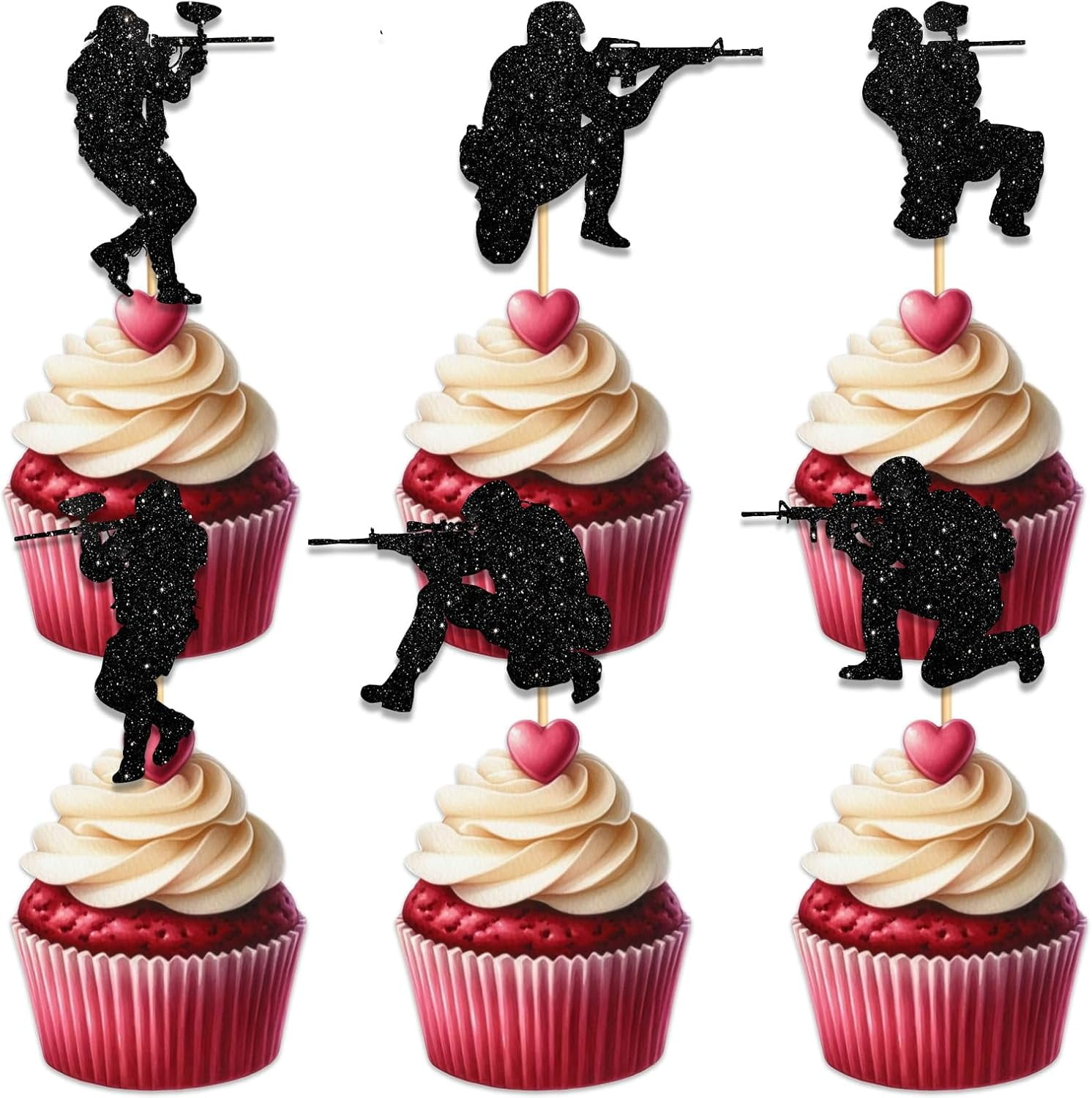 Cupcake Topper for Football Shoes Theme Party Favors Decorations Men ...