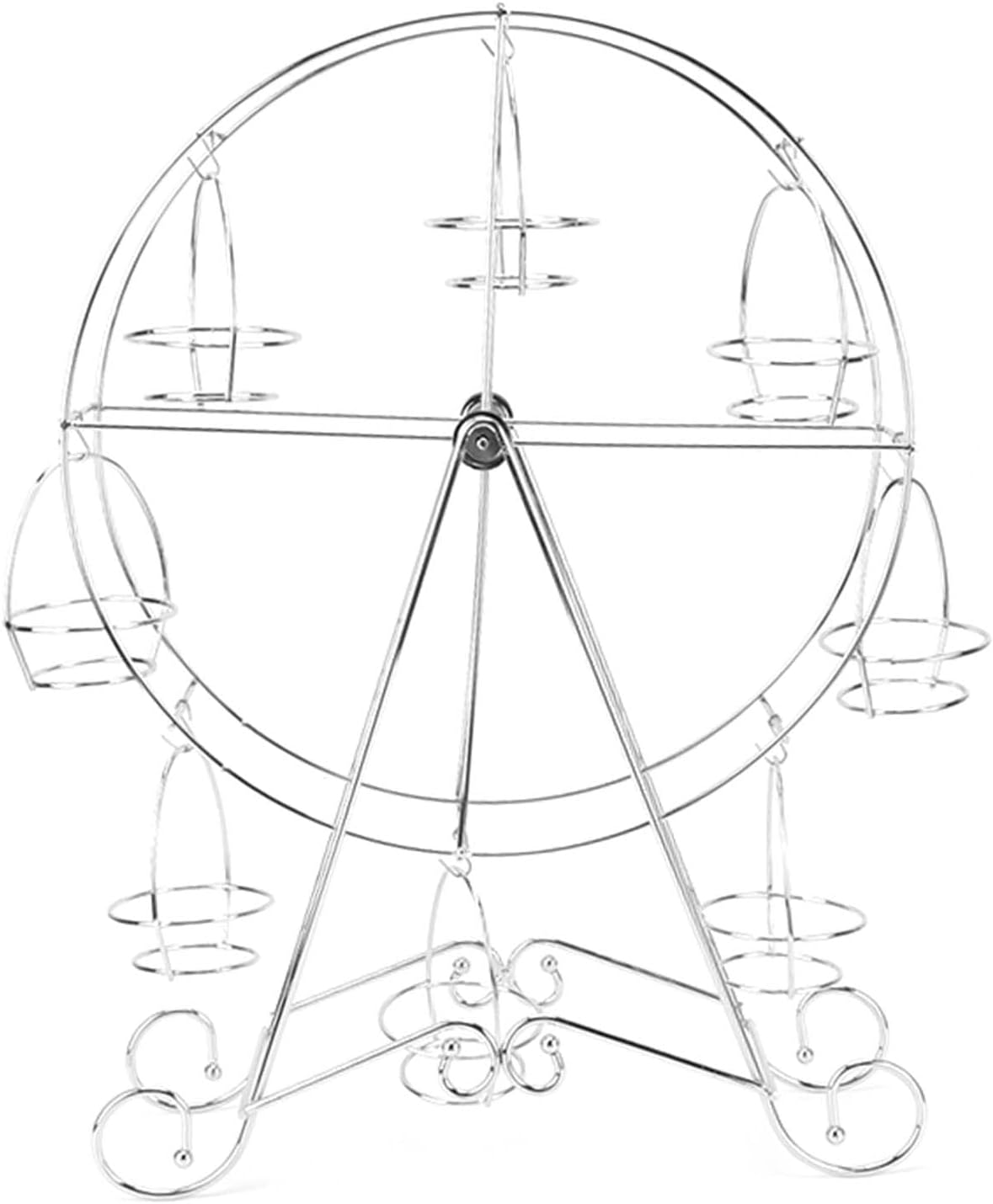 Cupcake Tower Party Decoration, Cupcake Display Rack Iron Rotatable ...