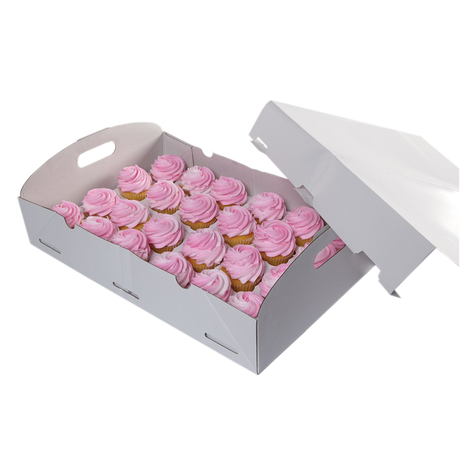 Sturdy 24-Count Cupcake Treat Box with Dessert Inserts by Celebrate It¬ ...