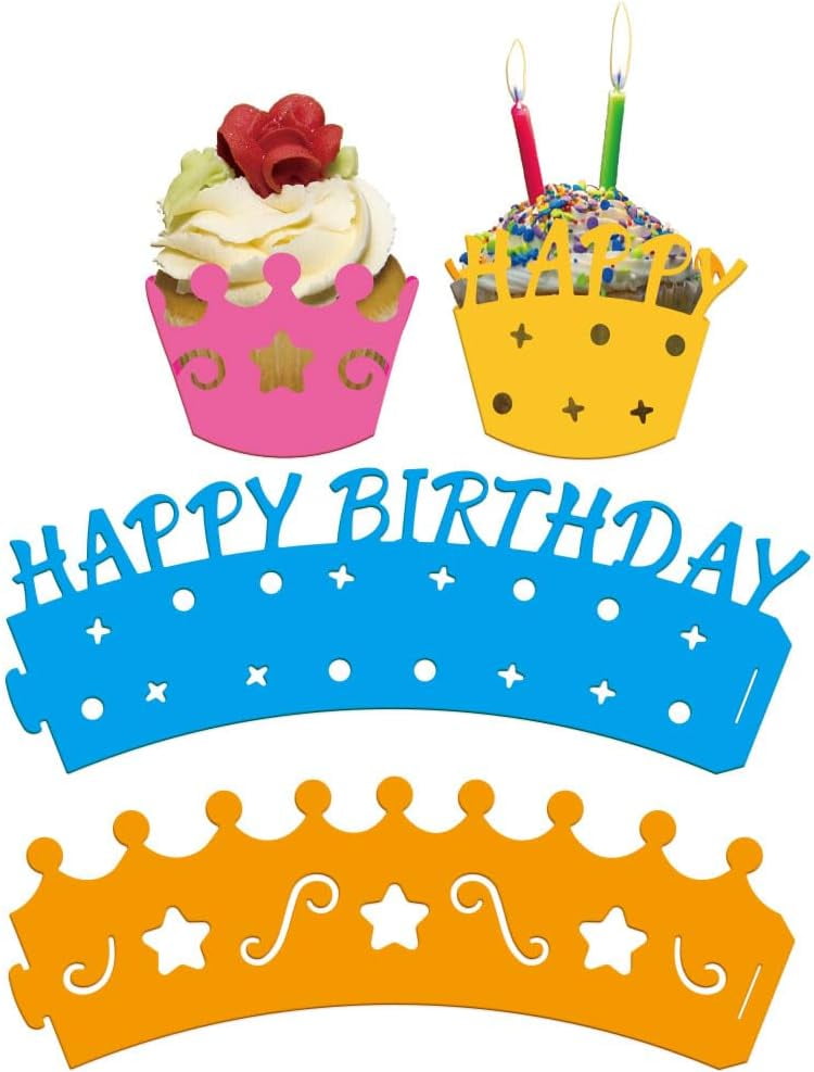 Cupcake Wrapper Cutting Dies for Card Making Metal Birthday Cake ...