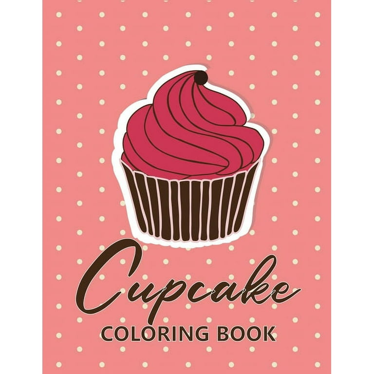 coloring sheet cupcake