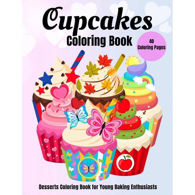 cute cupcake coloring pages