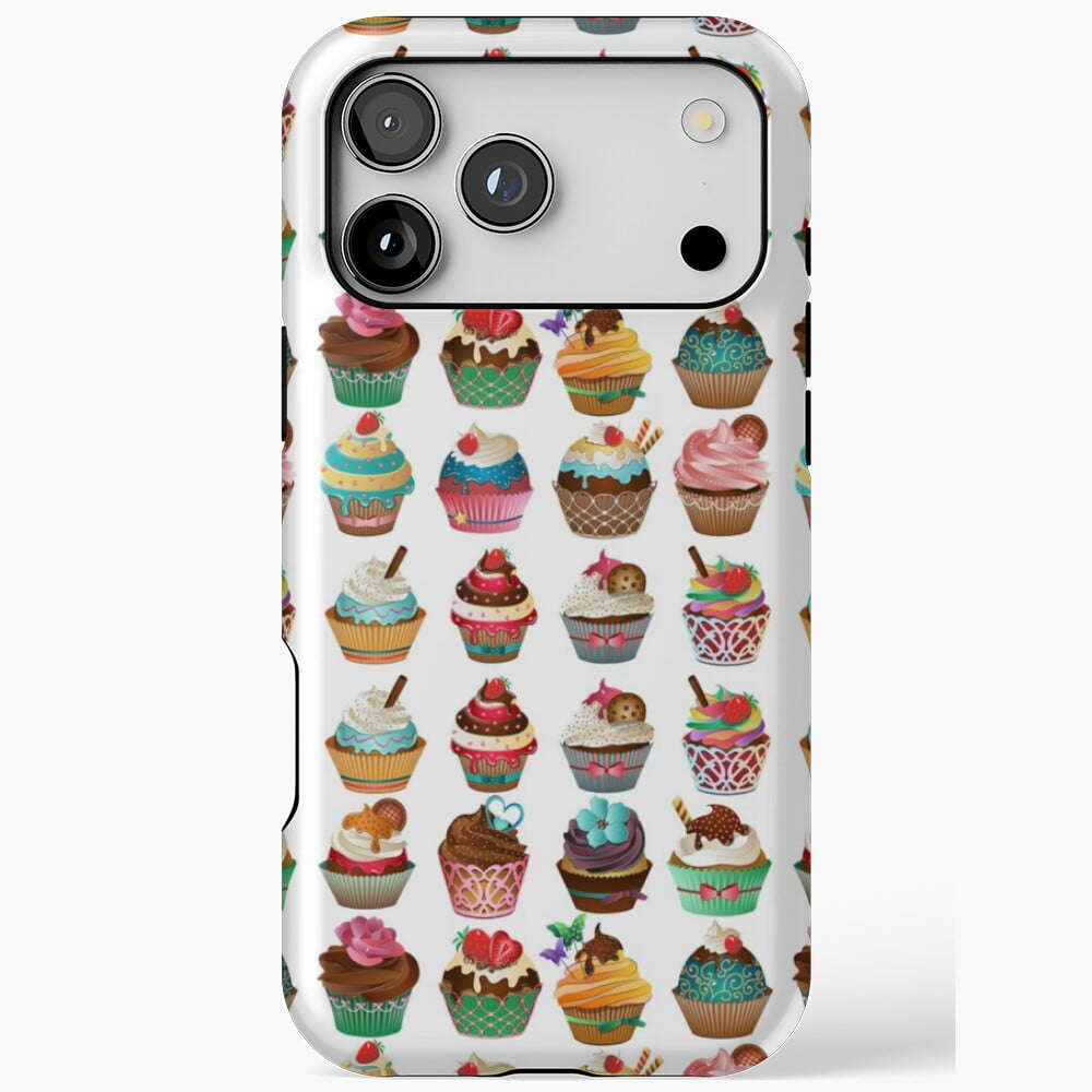 Cupcakes Sweet Dessert Case for iPhone 11 12 13 14 15 16 17 Pro Max ...