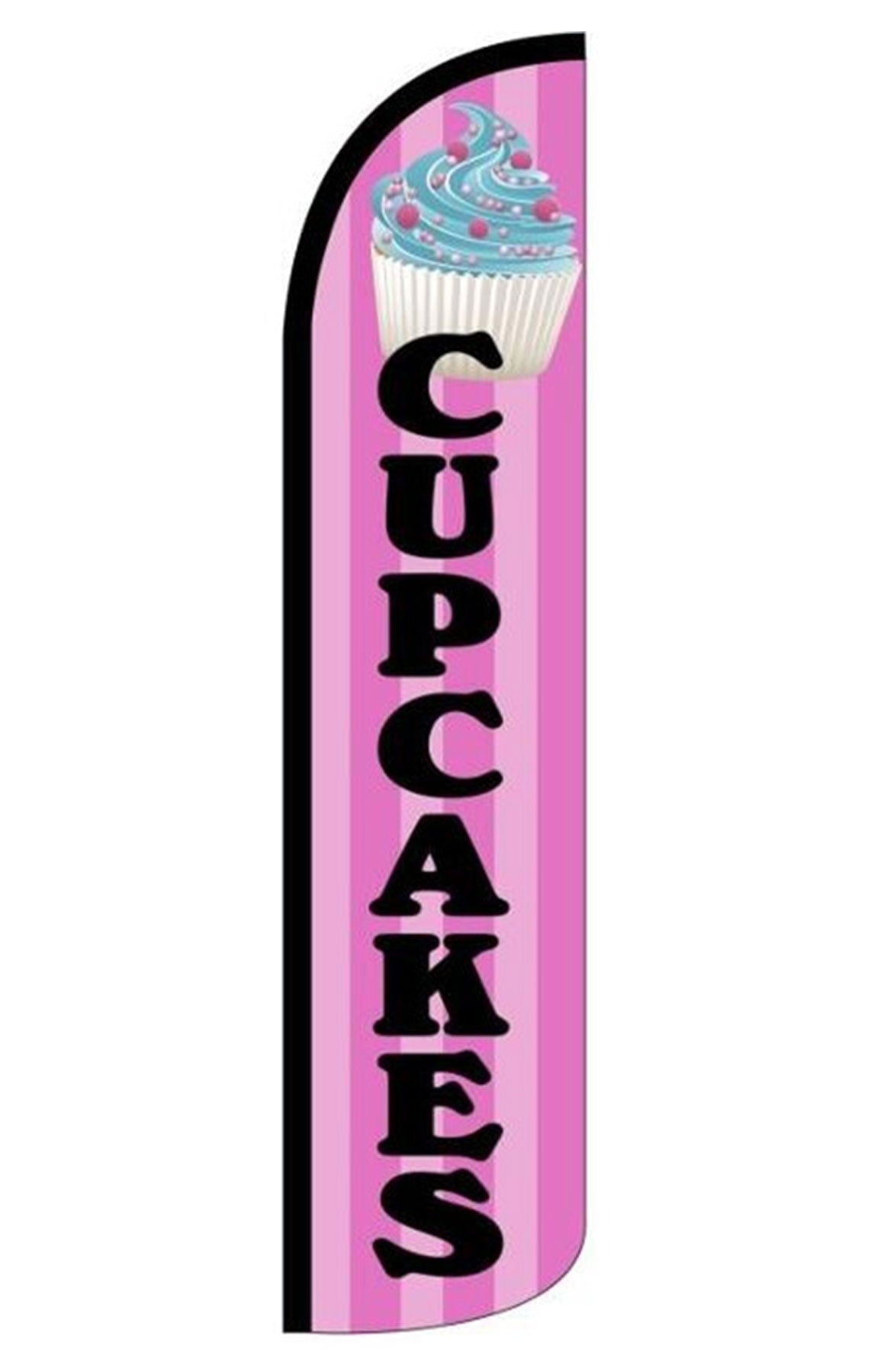 Cupcakes Windless flag Without Pole Advertisement /Business Flags ...