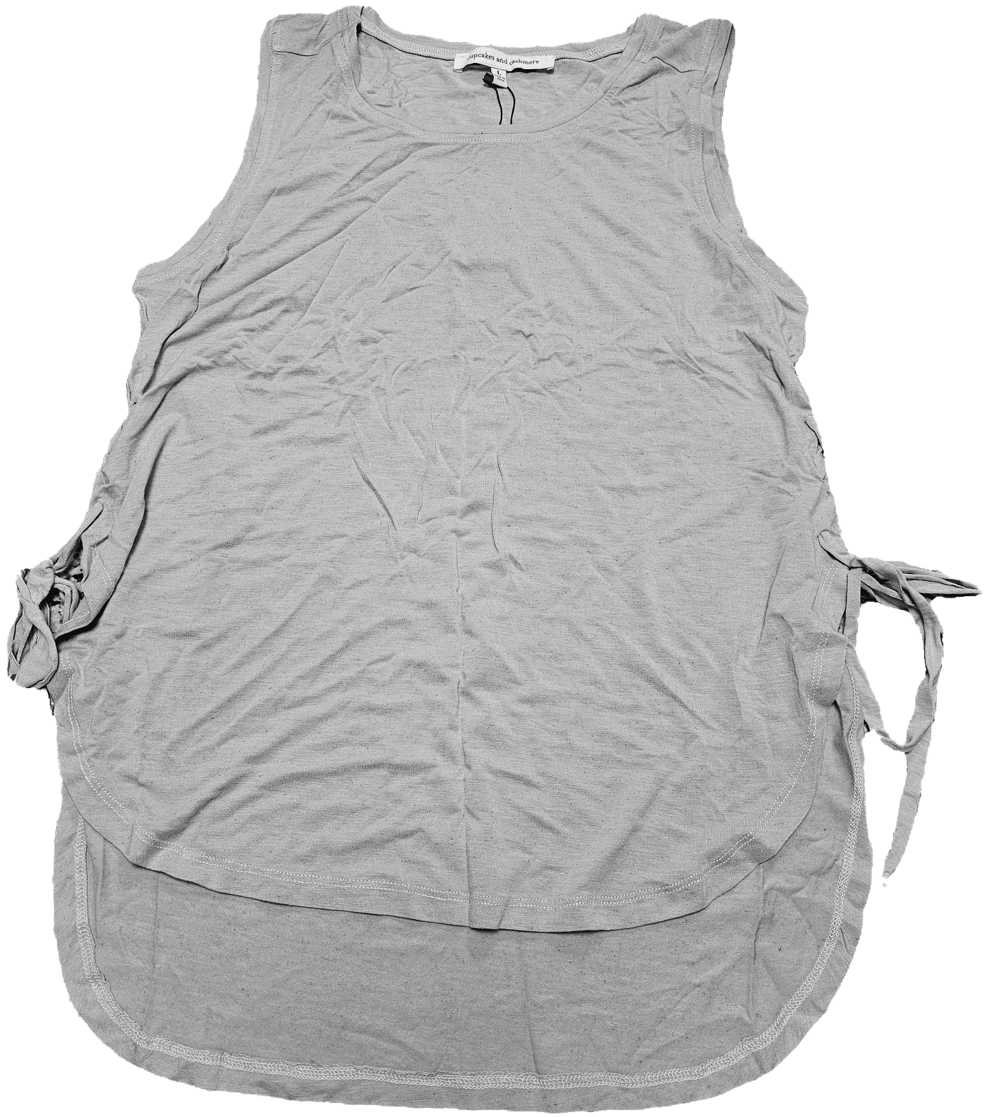 Cupcakes and Cashmere Lester Lace Up Knit Tank Large - Walmart.com