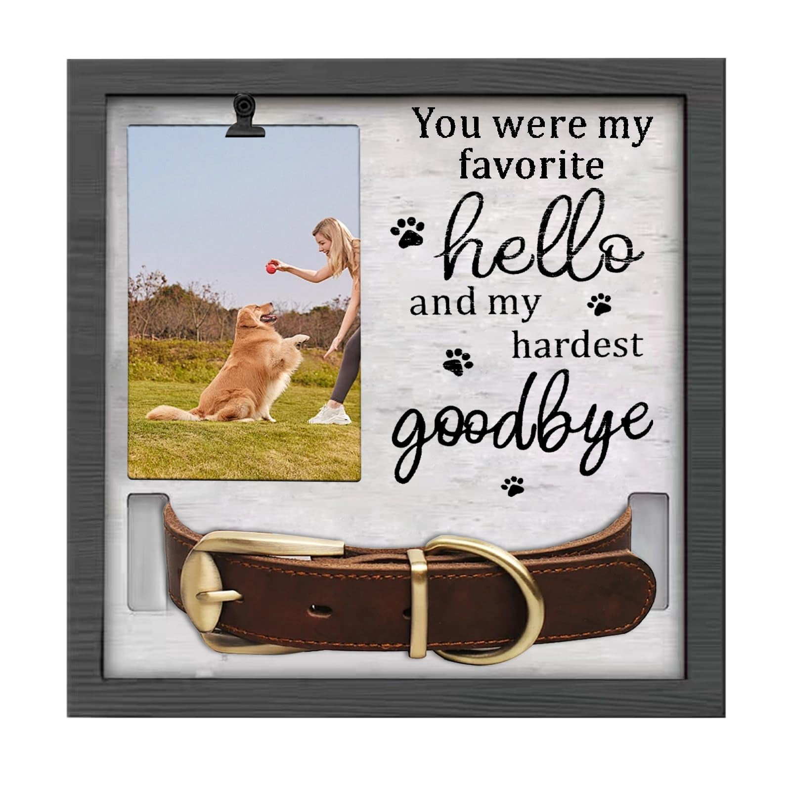 Cupdarow Pet Memorial Frames for Loss of Dog, in Memory of Dog or Cat ...
