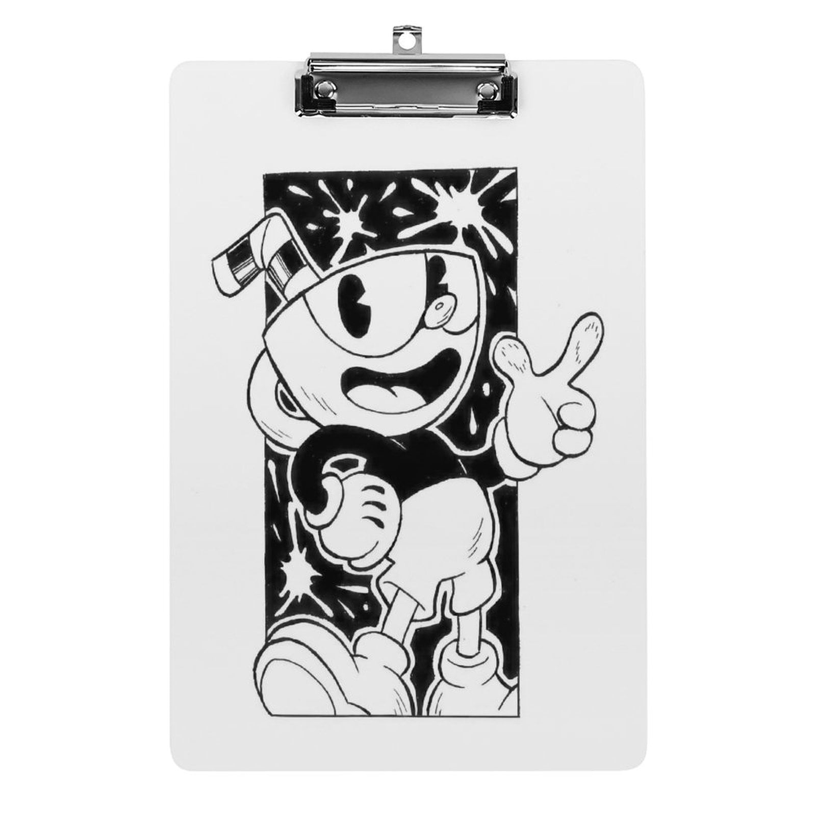 Cup-Head Acrylic Clipboard Cardboard for Nurses, Lawyers And Students ...