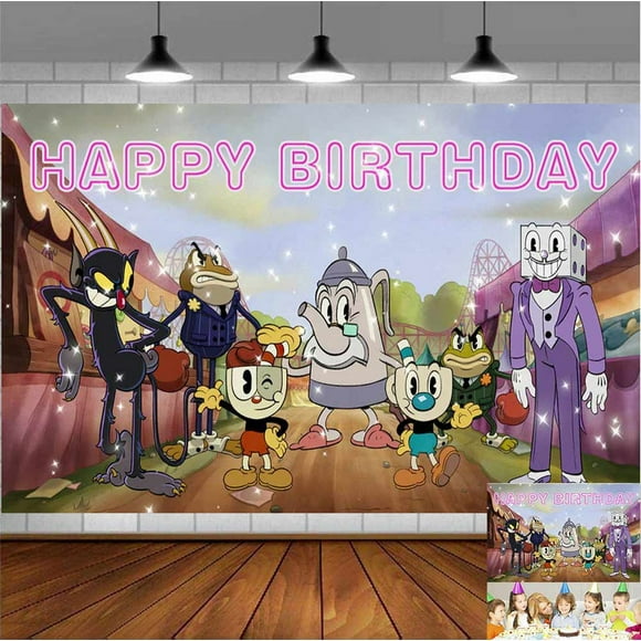 Cuphead Birthday Decorations