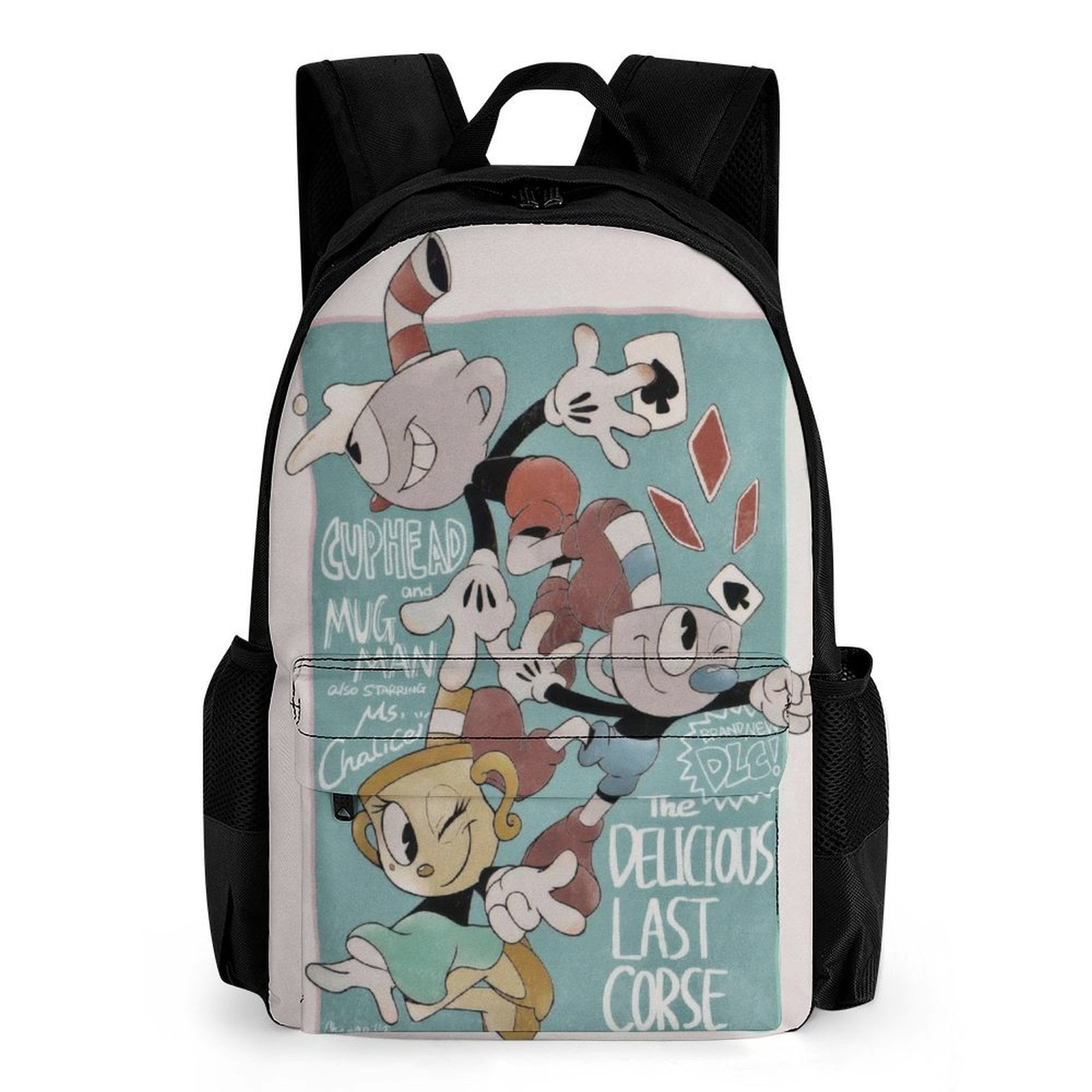 Cup-Head Backpack with Adjustable Straps, Multiple Pockets Backpack ...