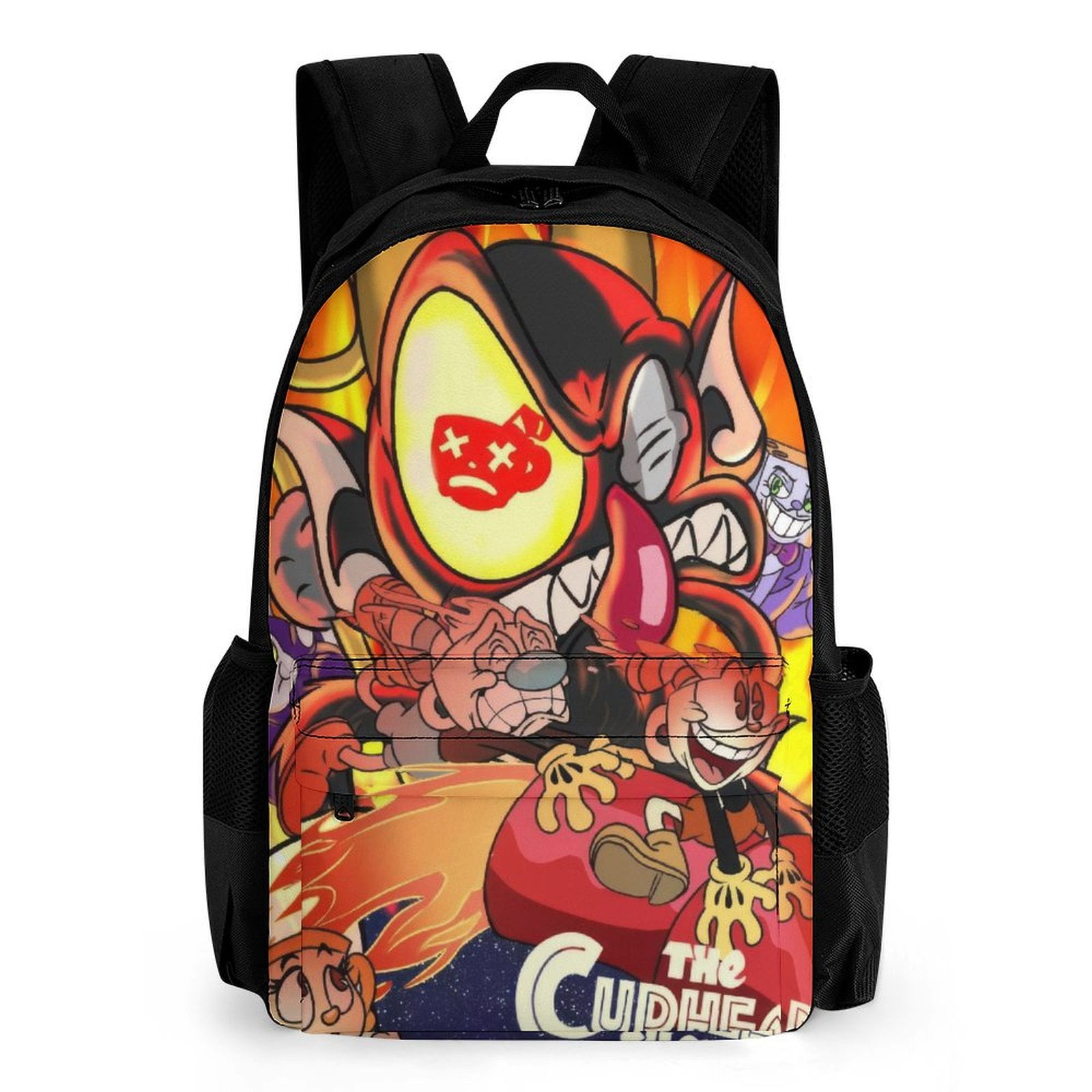 Cup-Head Backpack with Adjustable Straps, Multiple Pockets Backpack ...
