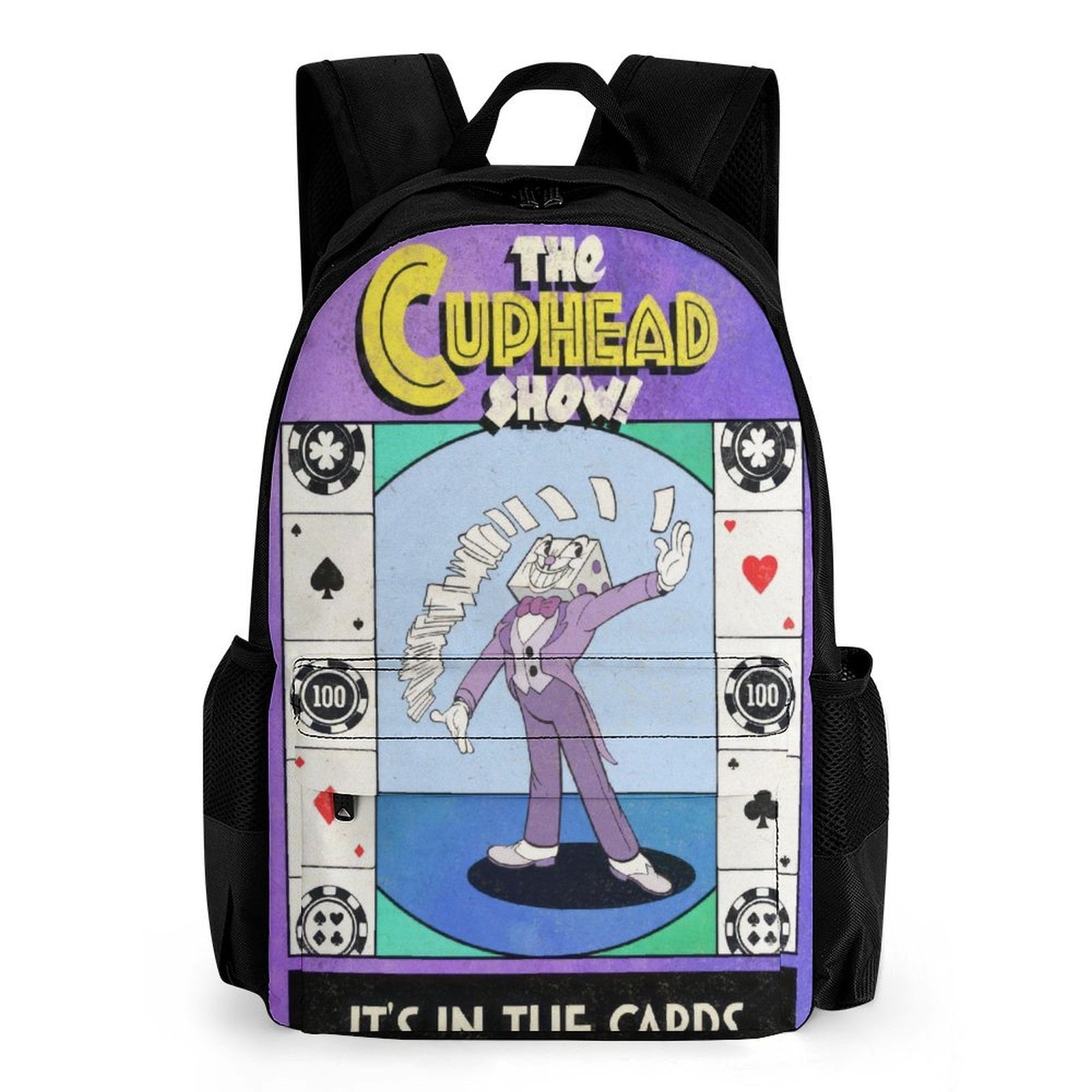 Cup-Head Backpack with Adjustable Straps, Multiple Pockets Backpack ...