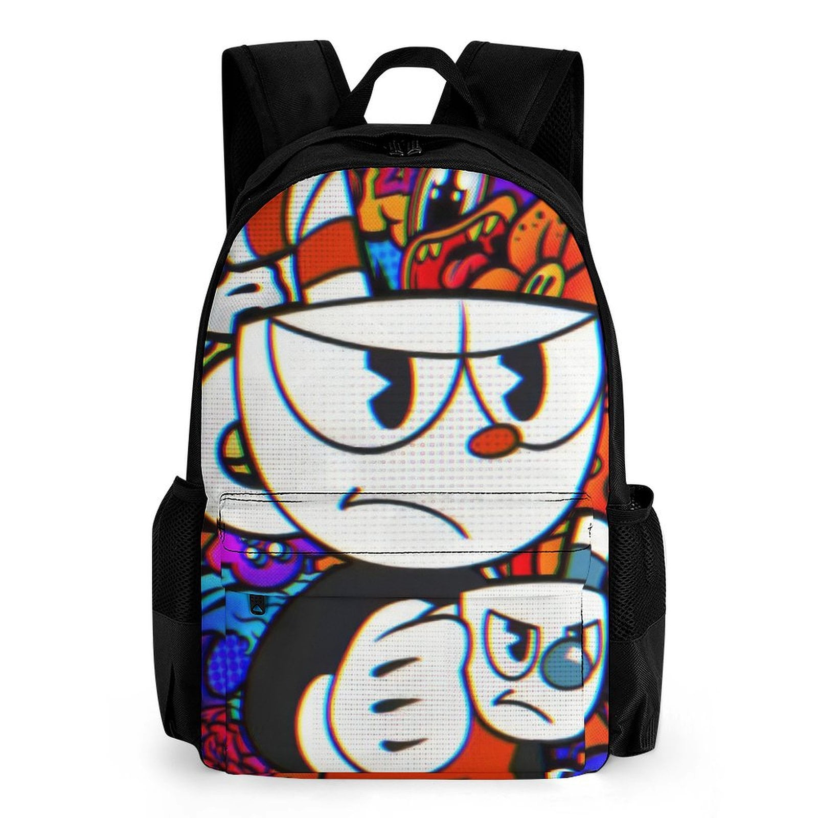 Cup-Head Backpack with Adjustable Straps, Multiple Pockets Backpack ...