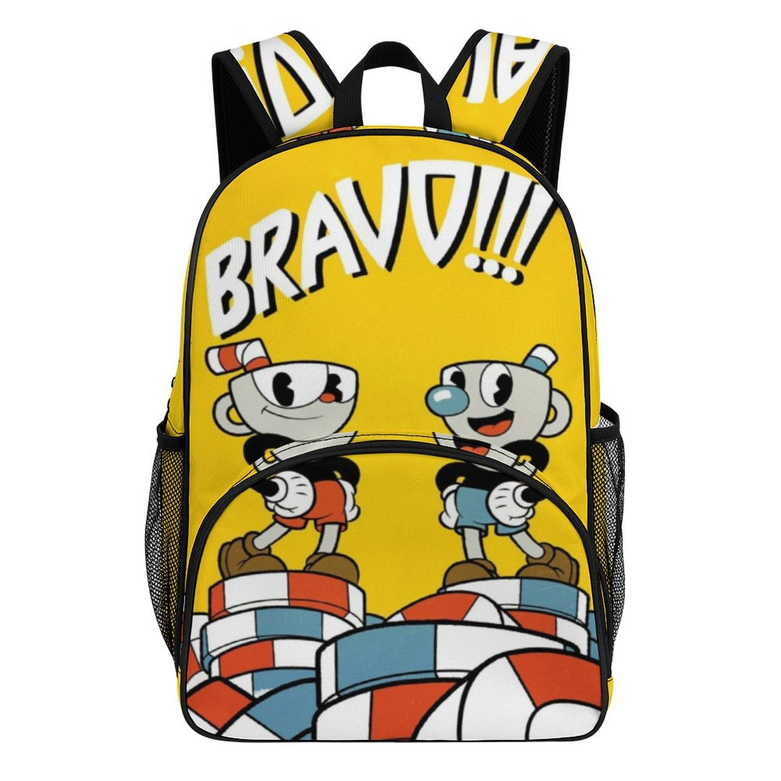 Cuphead Brother Mugman Backpack Daypack Adjustable School Bag Student ...