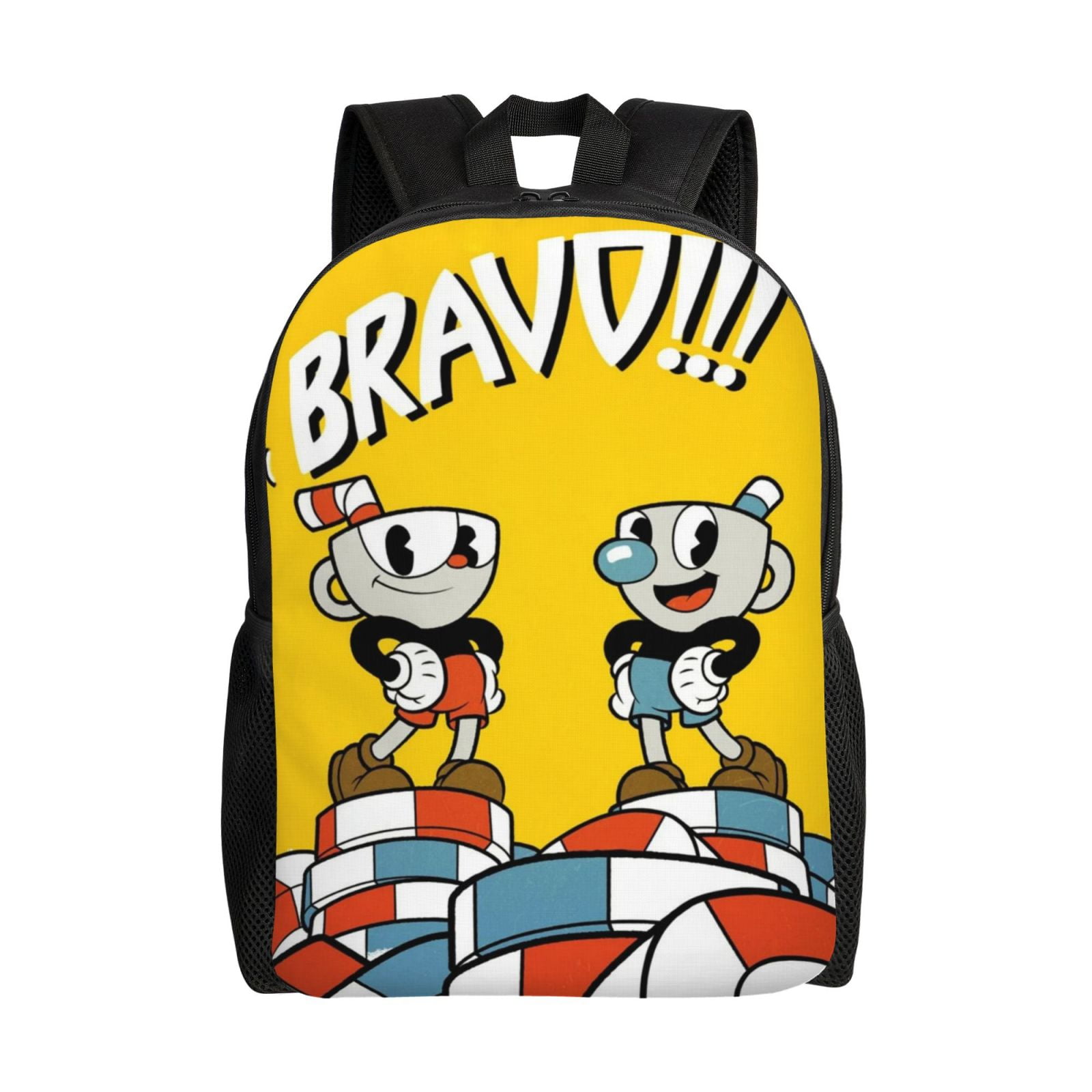 Cuphead Brother Mugman Backpack Lightweight Unisex Basic Daypack ...