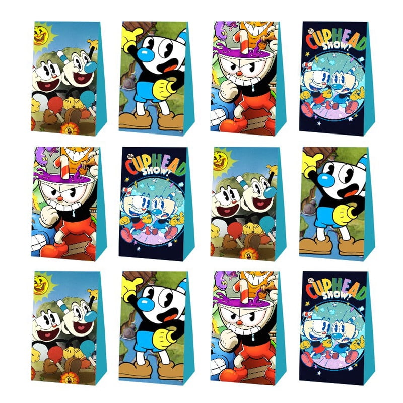 Cuphead Candy Bags Birthday Goodie Party Favor Decorations Treat ...
