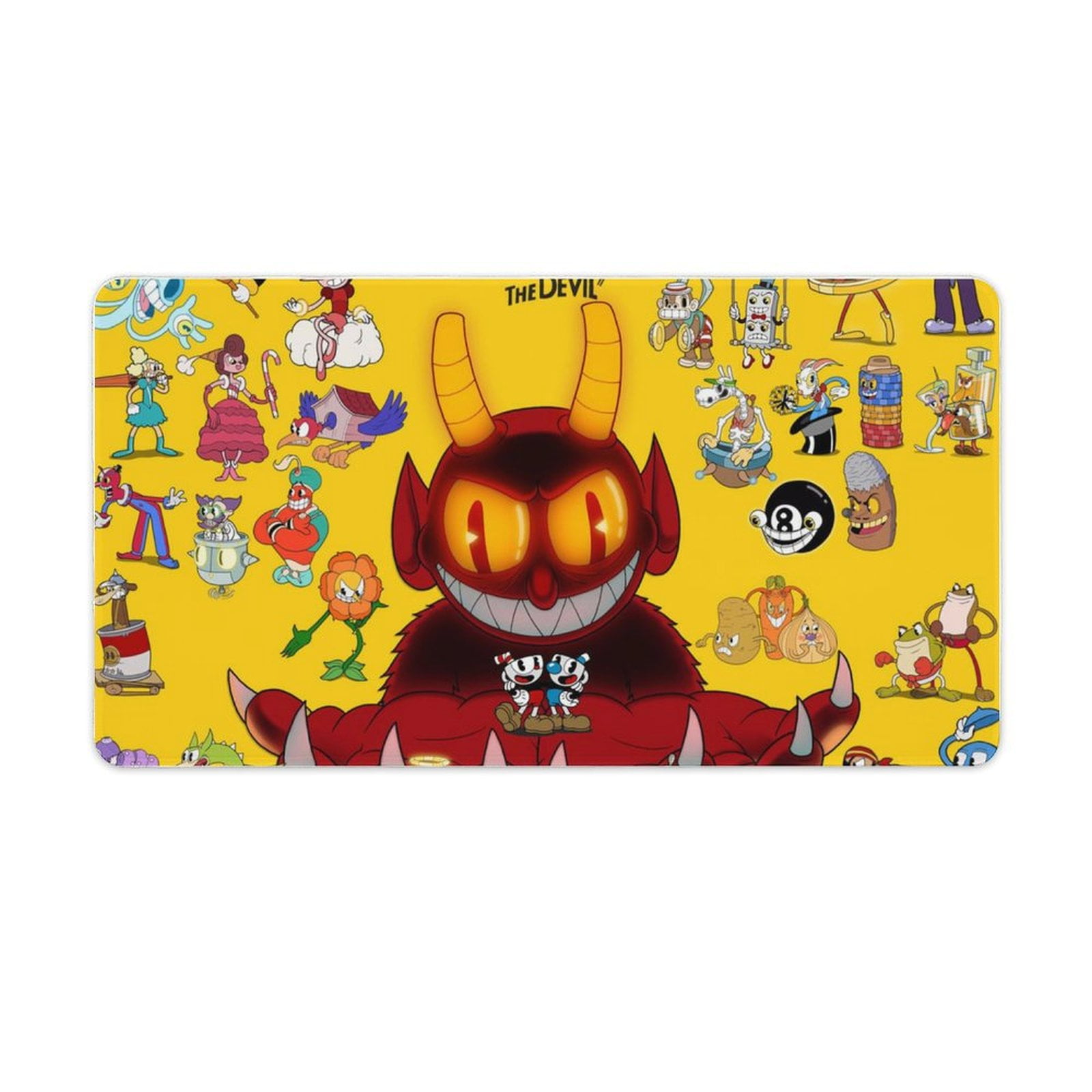 Cuphead Cartoon Mouse Pad Extended Gaming No-sliped Large Desk Mat ...