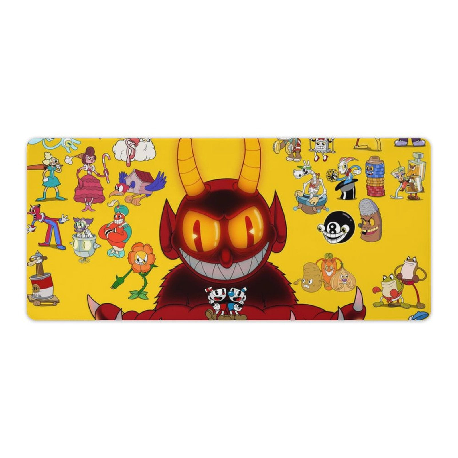 Cuphead Cartoon Mouse Pad Extended Gaming No-sliped Large Desk Mat ...