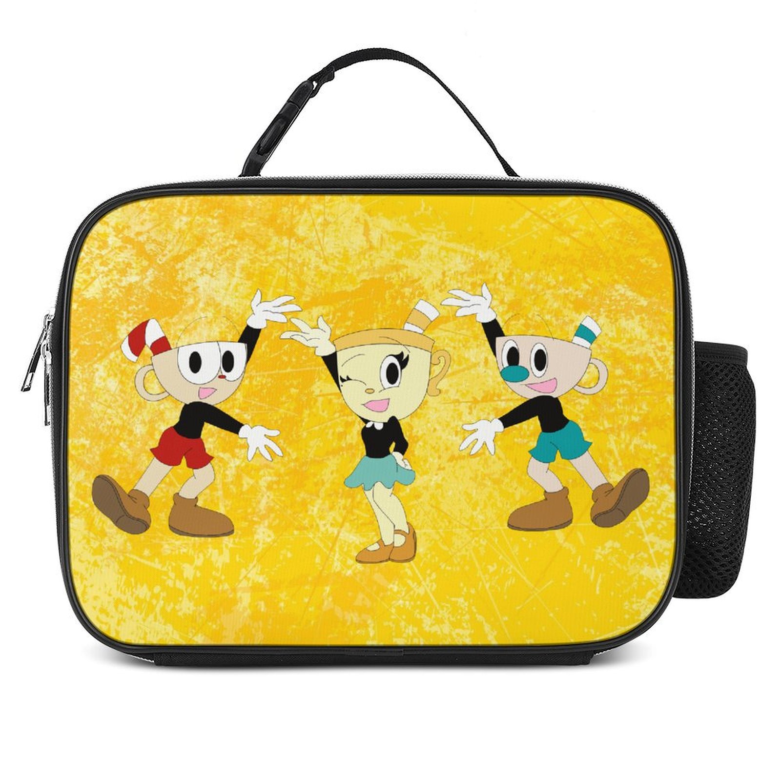 Cuphead Characters Portable Insulated Lunch Bag Lunch Box Bento Bag ...