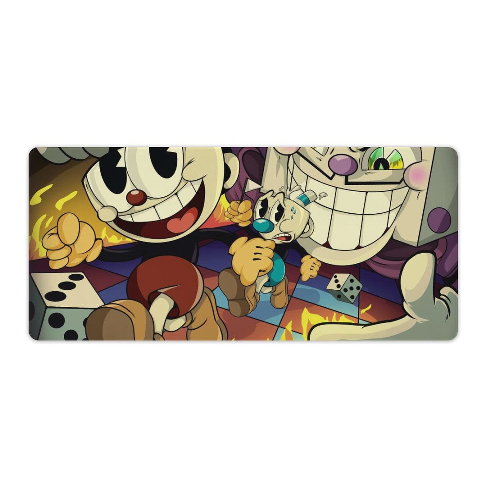 Cuphead Game Mouse Pad Extended Gaming No-sliped Large Desk Mat ...