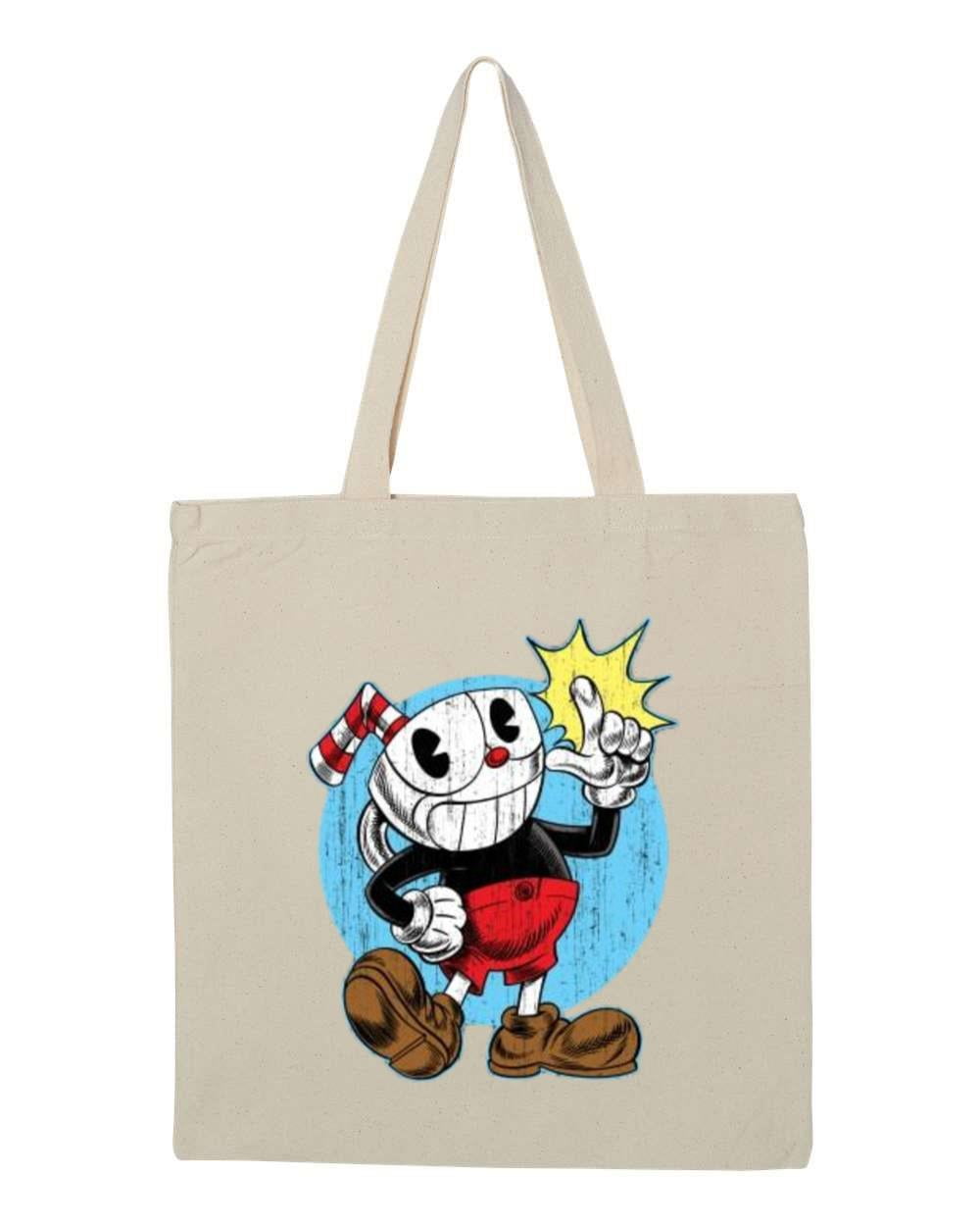 Cuphead Graphic With A Fun And Classic Indie Game Style Tote Bag ...
