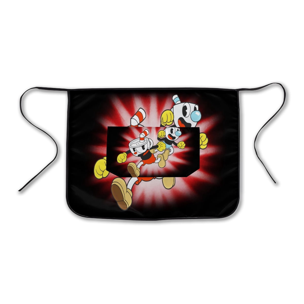 Cuphead Half-length apron, a pocket in the middle of the apron ...