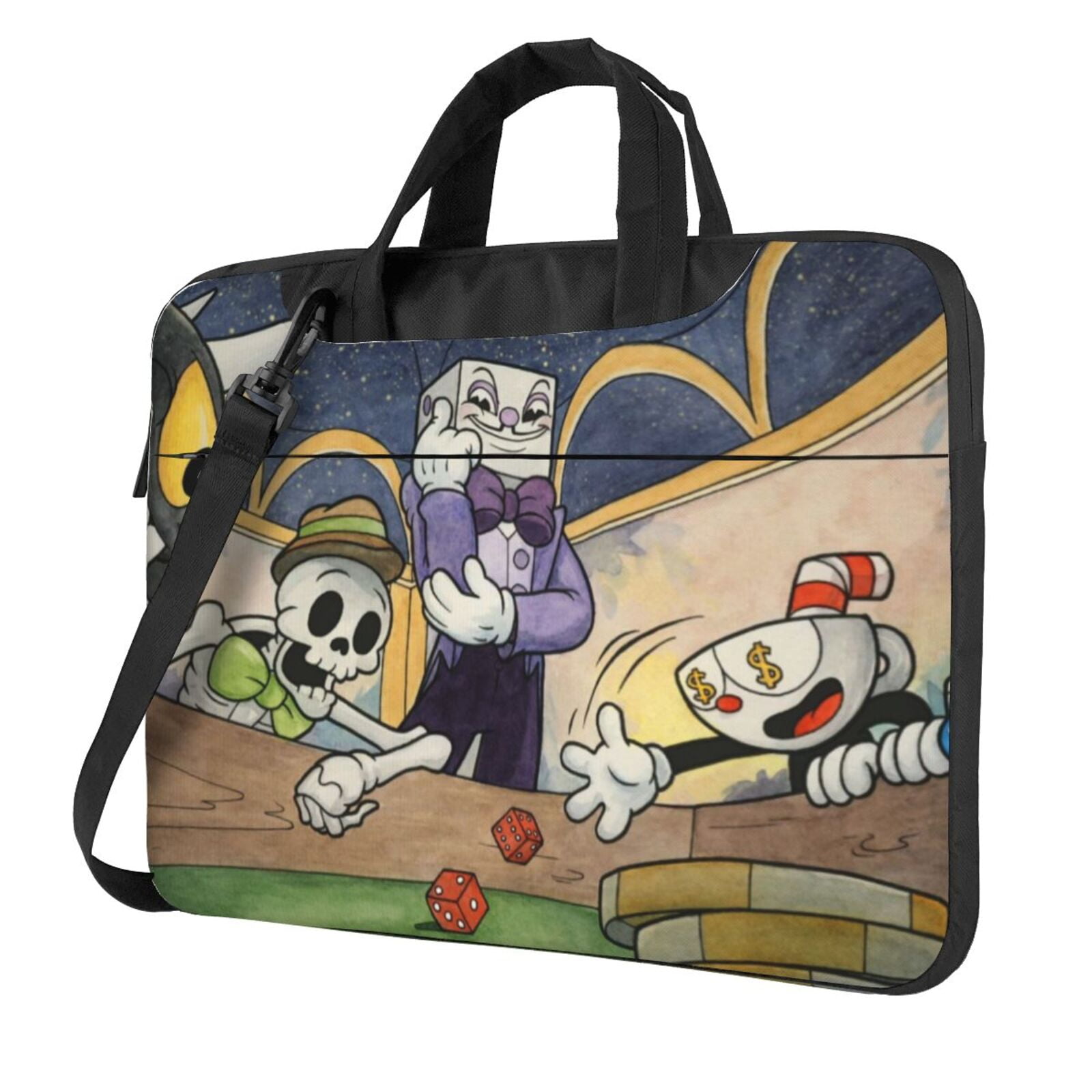 Cuphead Laptop Bag Shoulder Portable Laptop Case Sleeve Chromebook ...