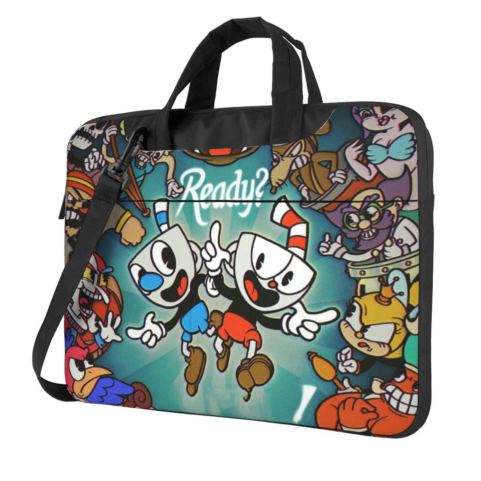 Cuphead Laptop Bag Shoulder Portable Laptop Case Sleeve Chromebook ...