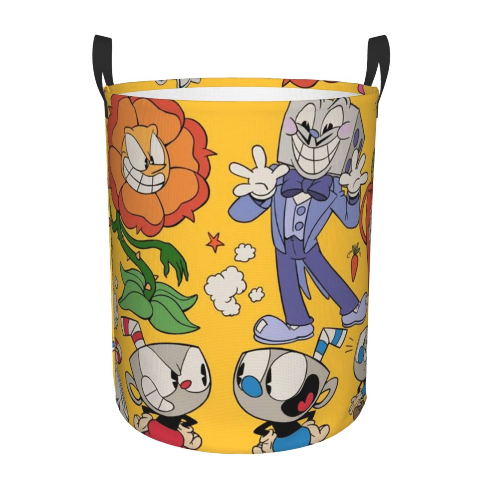 Cuphead Large Foldable Laundry Basket, Clothes Organizer, Waterproof ...