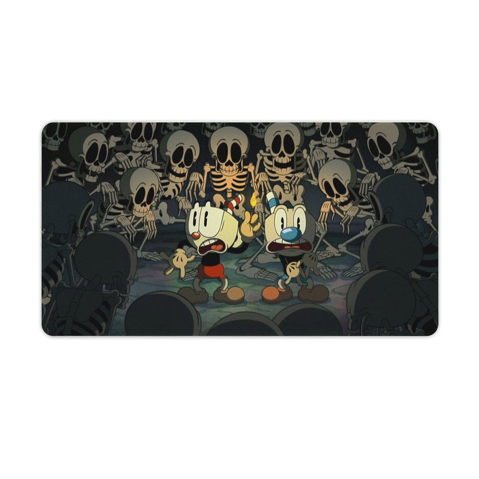 Cuphead Mouse Pad Extended Gaming No-sliped Large Desk Mat Stitched ...