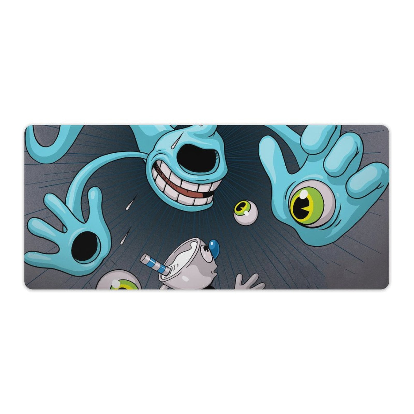 Cuphead Mouse Pad Extended Gaming No-sliped Large Desk Mat Stitched ...