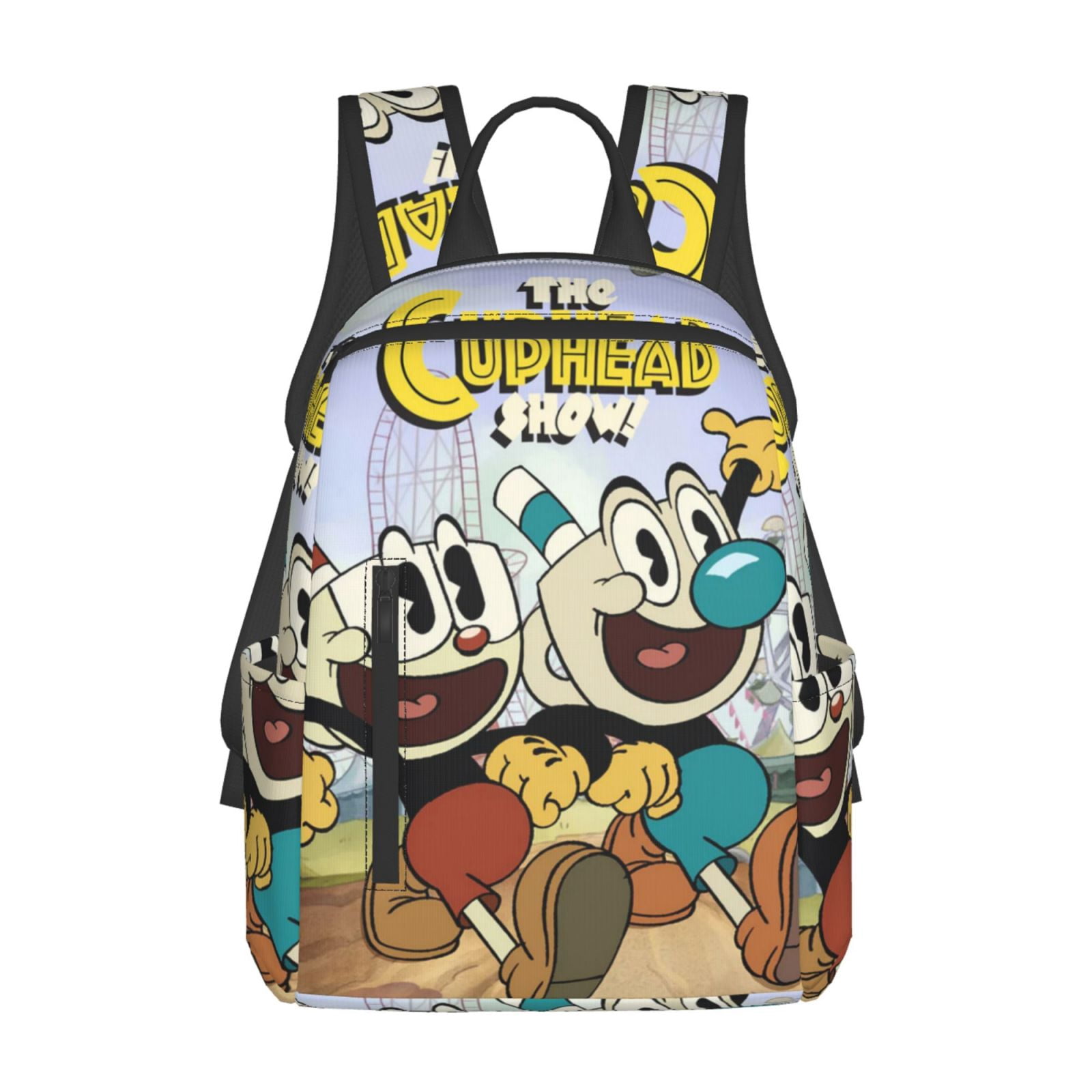 Cuphead Mugman Adventure Backpack School Bag Bookbag Satchel ...