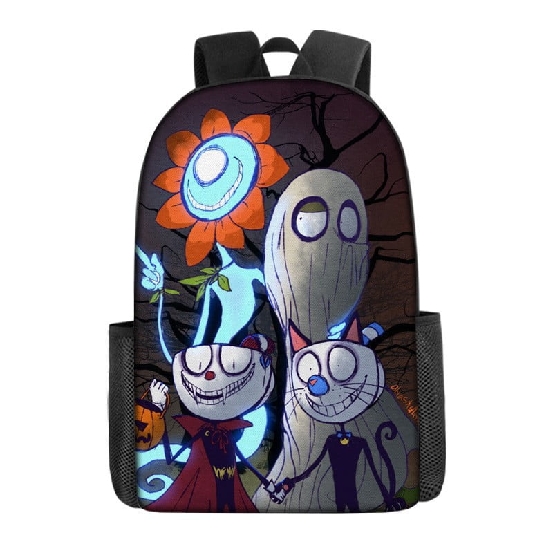 Cuphead Mugman Anime Travel Backpack for Teens/Womens/Mens/ Casual ...