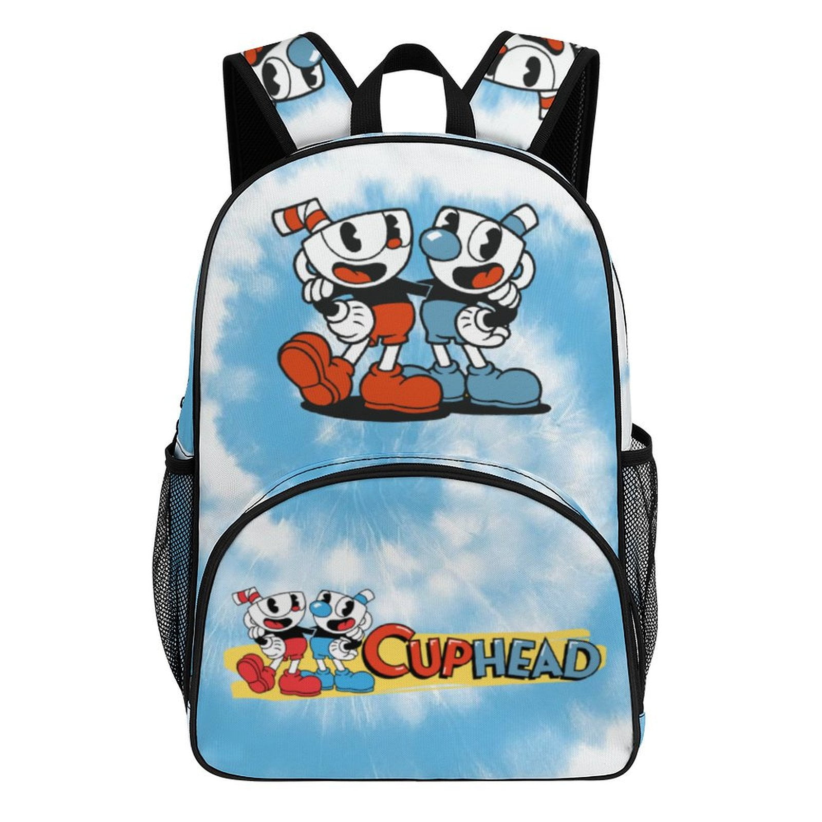 Cuphead Mugman Backpack Daypack Adjustable School Bag Student Bookbag ...