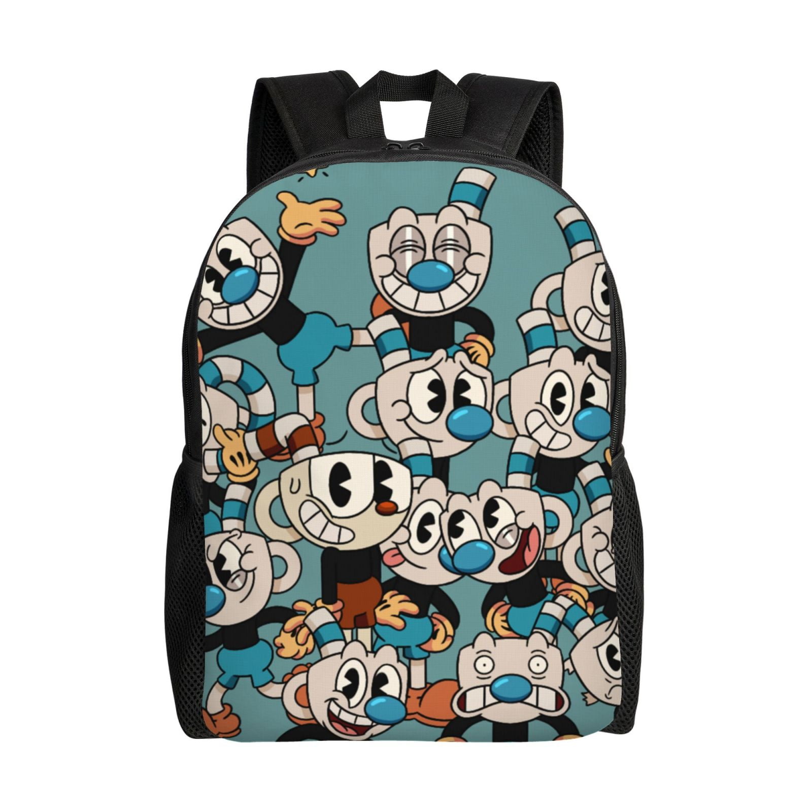 Cuphead Mugman Backpack Lightweight Unisex Basic Daypack Bookbag Laptop ...