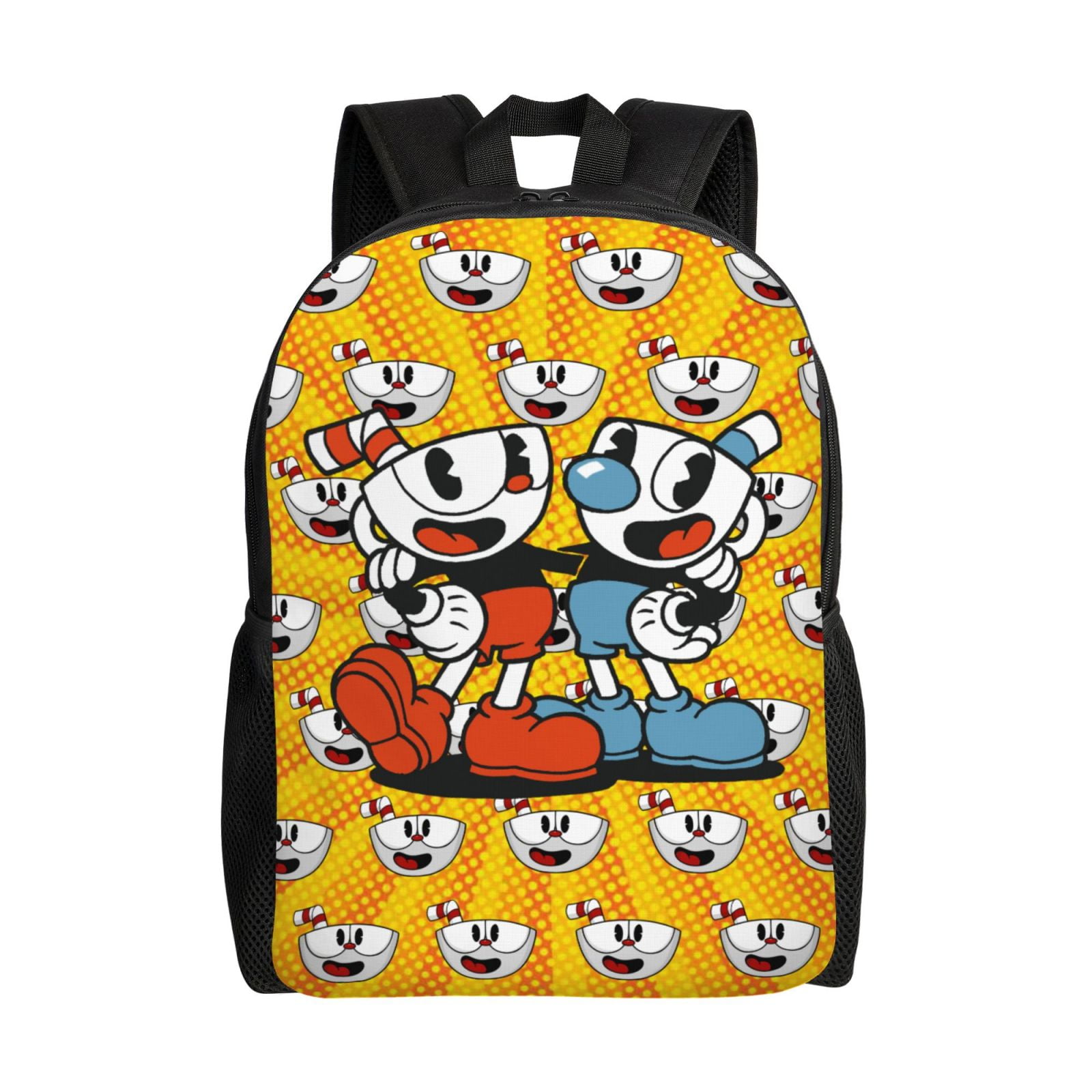 Cuphead Mugman Backpack Lightweight Unisex Basic Daypack Bookbag Laptop ...