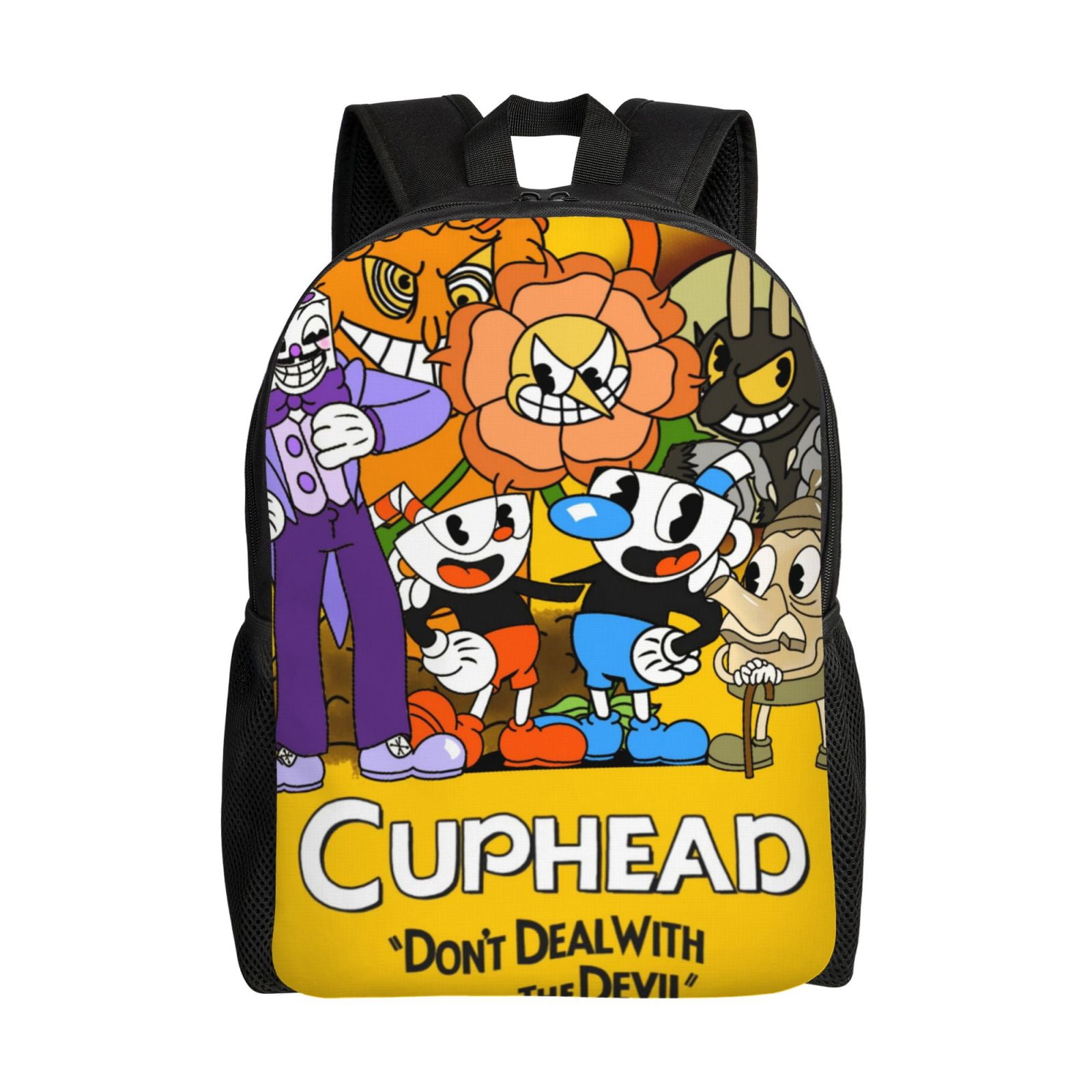 Cuphead Mugman Backpack Lightweight Unisex Basic Daypack Bookbag Laptop ...