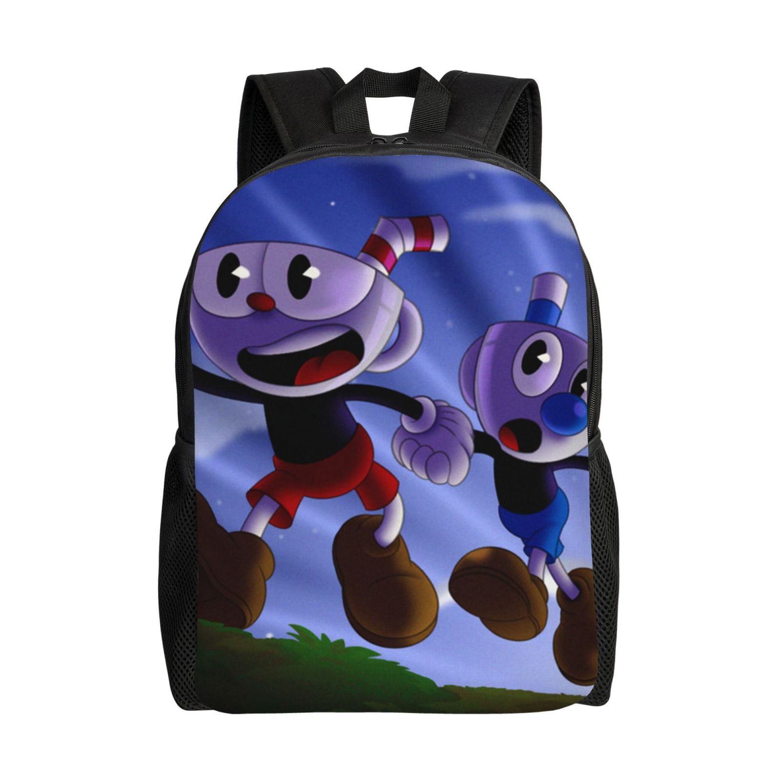 Cuphead Mugman Backpack Lightweight Unisex Basic Daypack Bookbag Laptop ...
