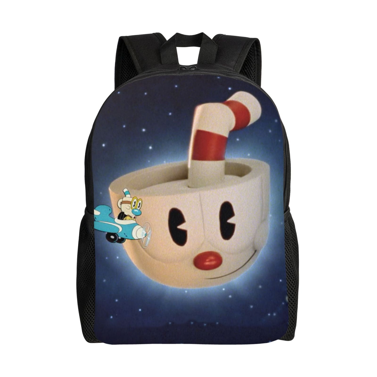Cuphead Mugman Backpack Lightweight Unisex Basic Daypack Bookbag Laptop ...