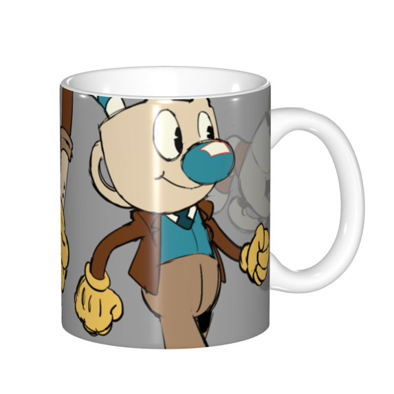 Cuphead Mugman Ceramic Mug Fashion Coffee Mug Tea Cup Water Cup With ...
