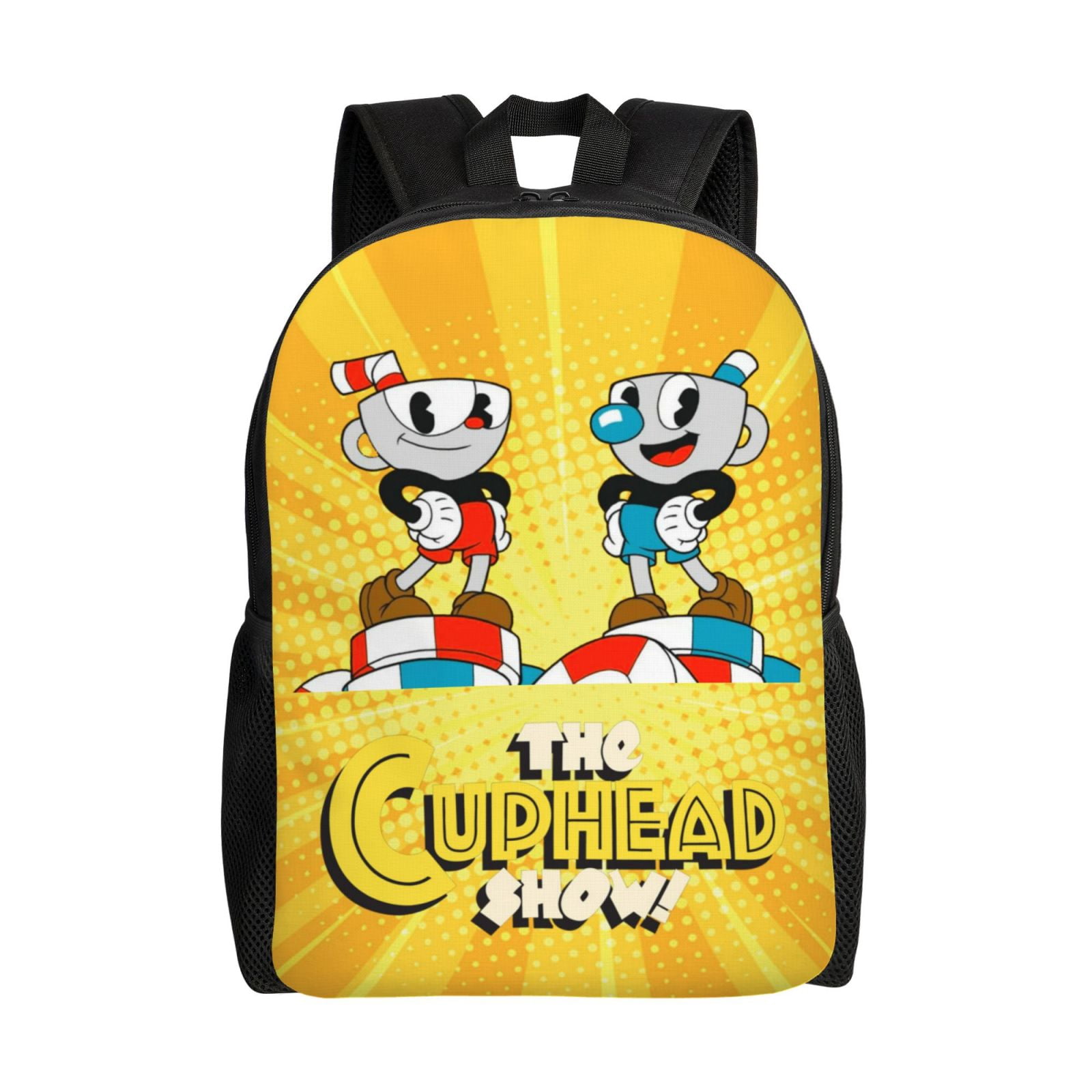 Cuphead Mugman Game Backpack Lightweight Unisex Basic Daypack Bookbag ...