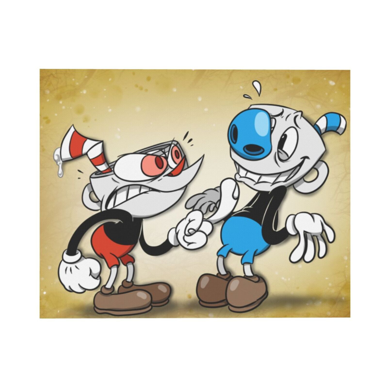 Cuphead Mugman Game Canvas Decorative Poster Art Picture Painting ...