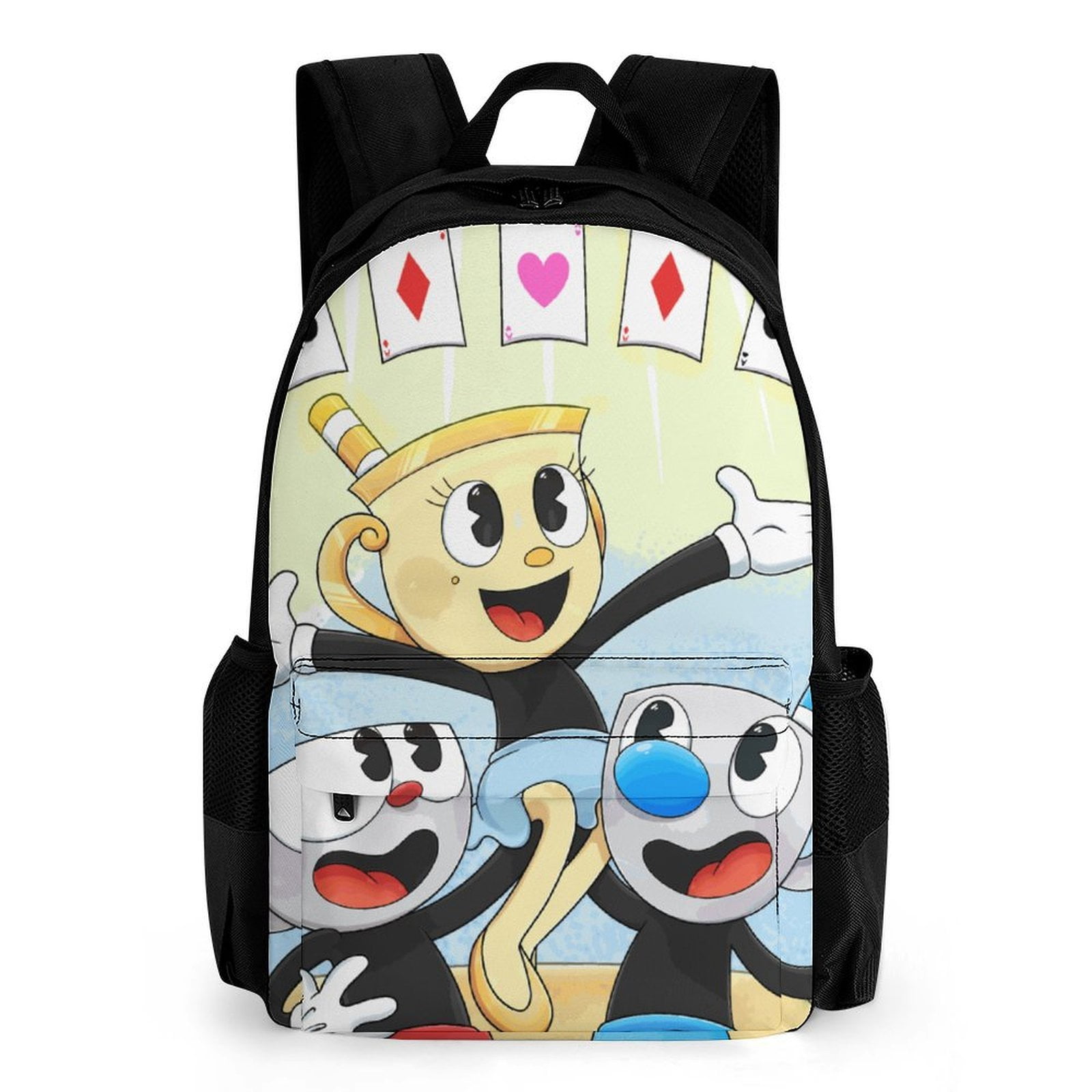 Cuphead Mugman Ms. Chalice Backpack Student Satchel Schoolbag Bookbag ...