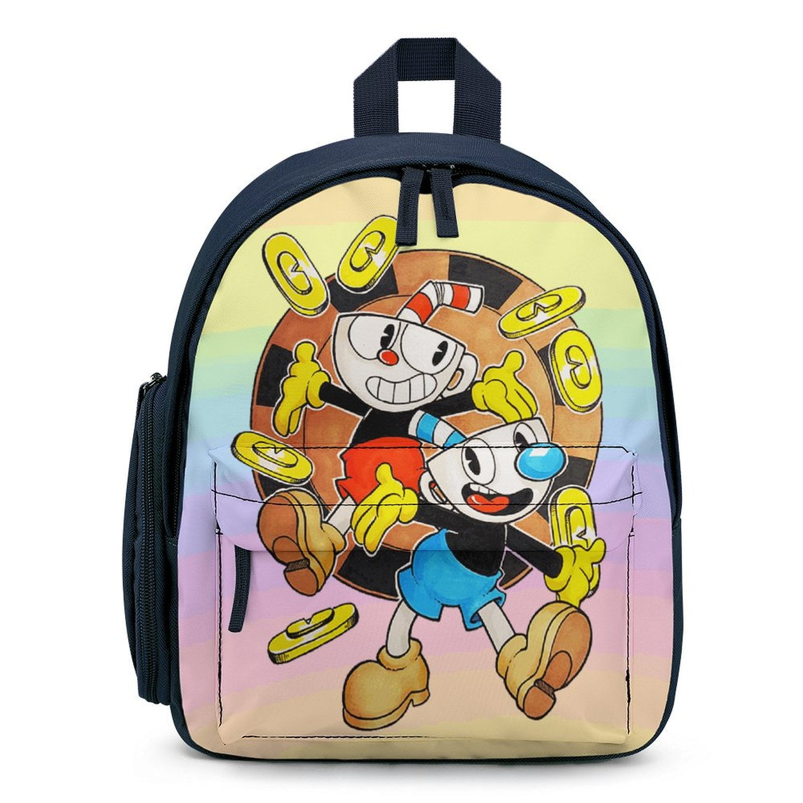 Cuphead Mugman Schoolbag Backpack Lightweight Daypack Adjustable ...