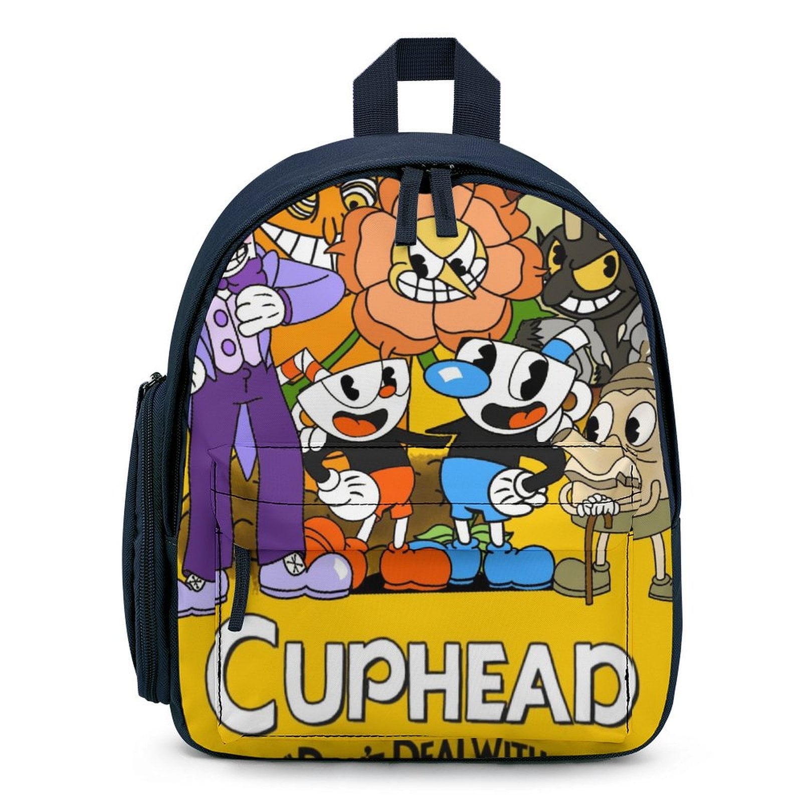 Cuphead Mugman Schoolbag Backpack Lightweight Daypack Adjustable ...